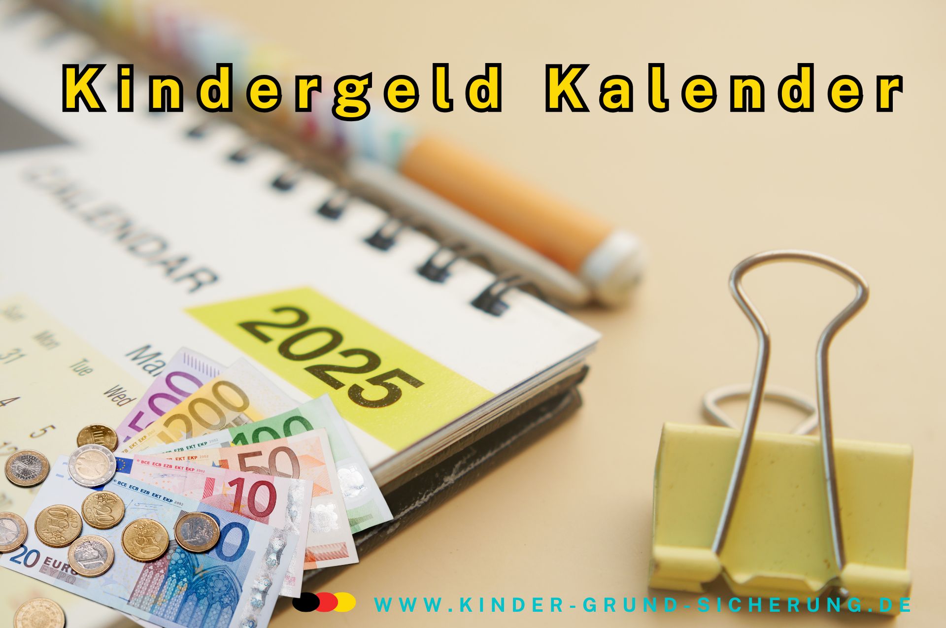 Kindergeld Auszahlung 2025 - Termine und Kalender
